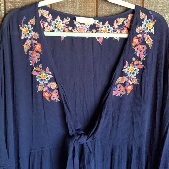 Johnny Was | Dresses | Johnny Was California Kaftan Golda Tie Front ...